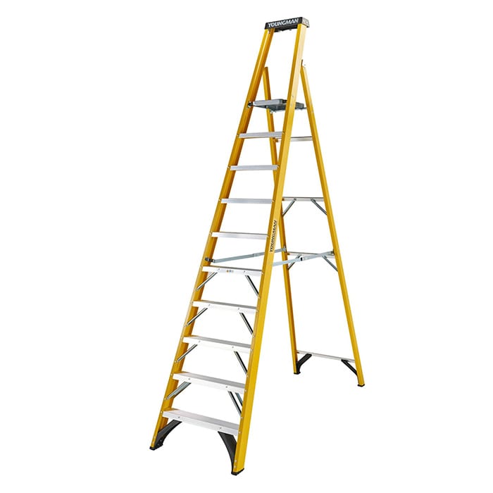 Access: 10 Tread Platform Steps GRP