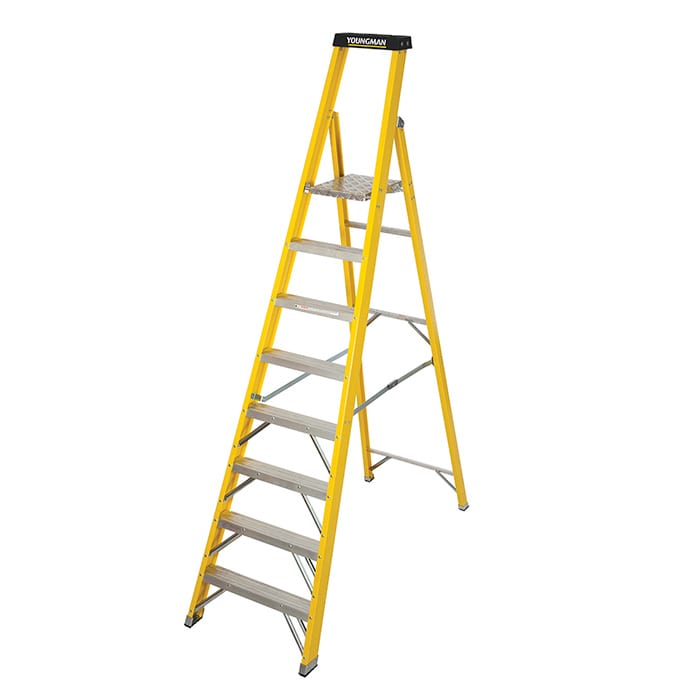 Access: 8 Tread Platform Steps GRP