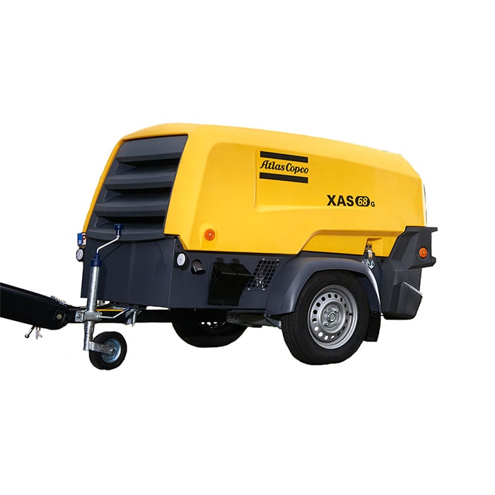 Compressed Air: Towable Twin Tool Diesel Compressor